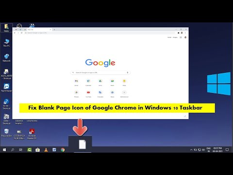 How to Fix Google Chrome Blank Page Icon on Taskbar in Windows 10