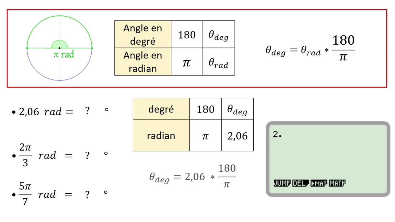 Convertir les radians en degrés : le guide essentiel