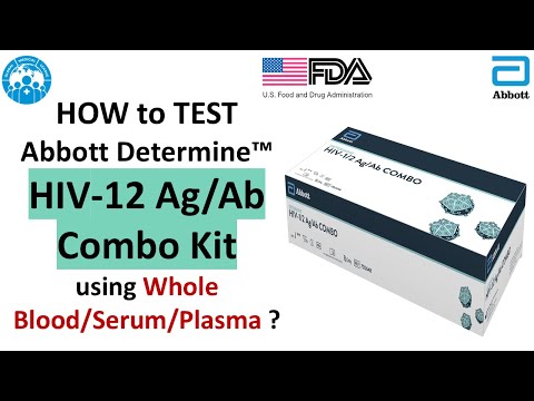 How to Test Determine™ HIV 1/2 Ag/Ab Combo Kit using Whole Blood / Serum / Plasma ? | Traing Demo