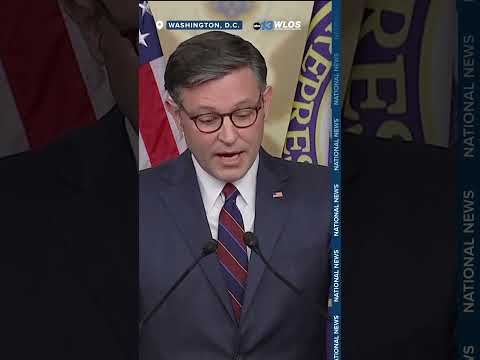 Speaker Mike Johnson's immediate reaction to Kim Cheatle's resignation