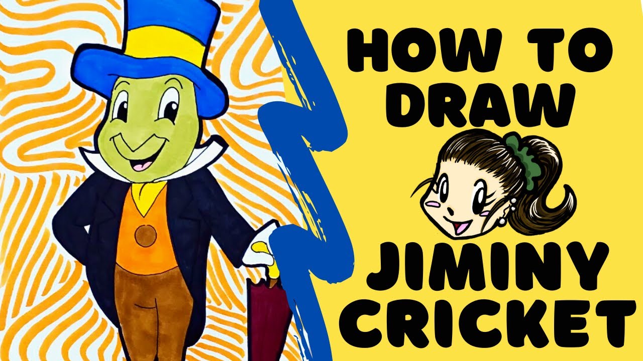 HOW TO DRAW - Jiminy Cricket (Disney's Pinocchio)