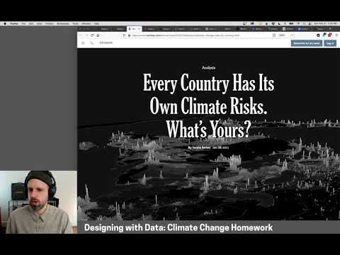 Homework: Climate Change – Time Series/Designing With Data