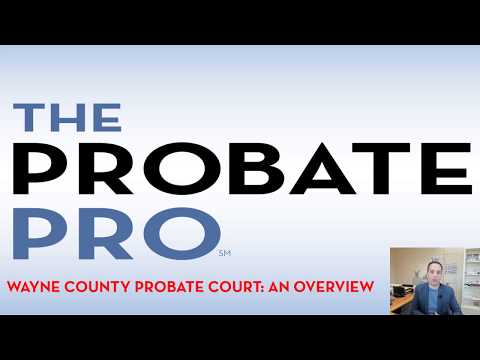 Wayne County Probate Court: An Overview #theprobatepro #probate #probateattorney #waynecounty