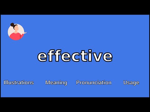 EFFECTIVE - Meaning and Pronunciation