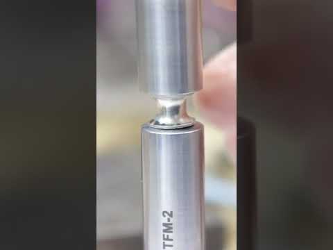 Silver Tube into Flared Beads
