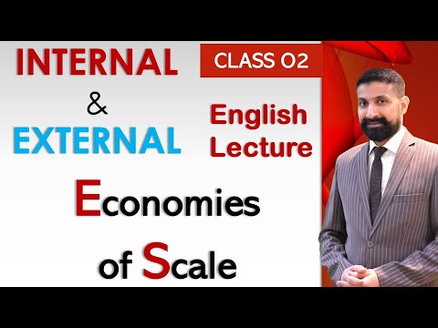 INTERNAL & EXTERNAL Economies of Scale "ENGLISH Lecture"