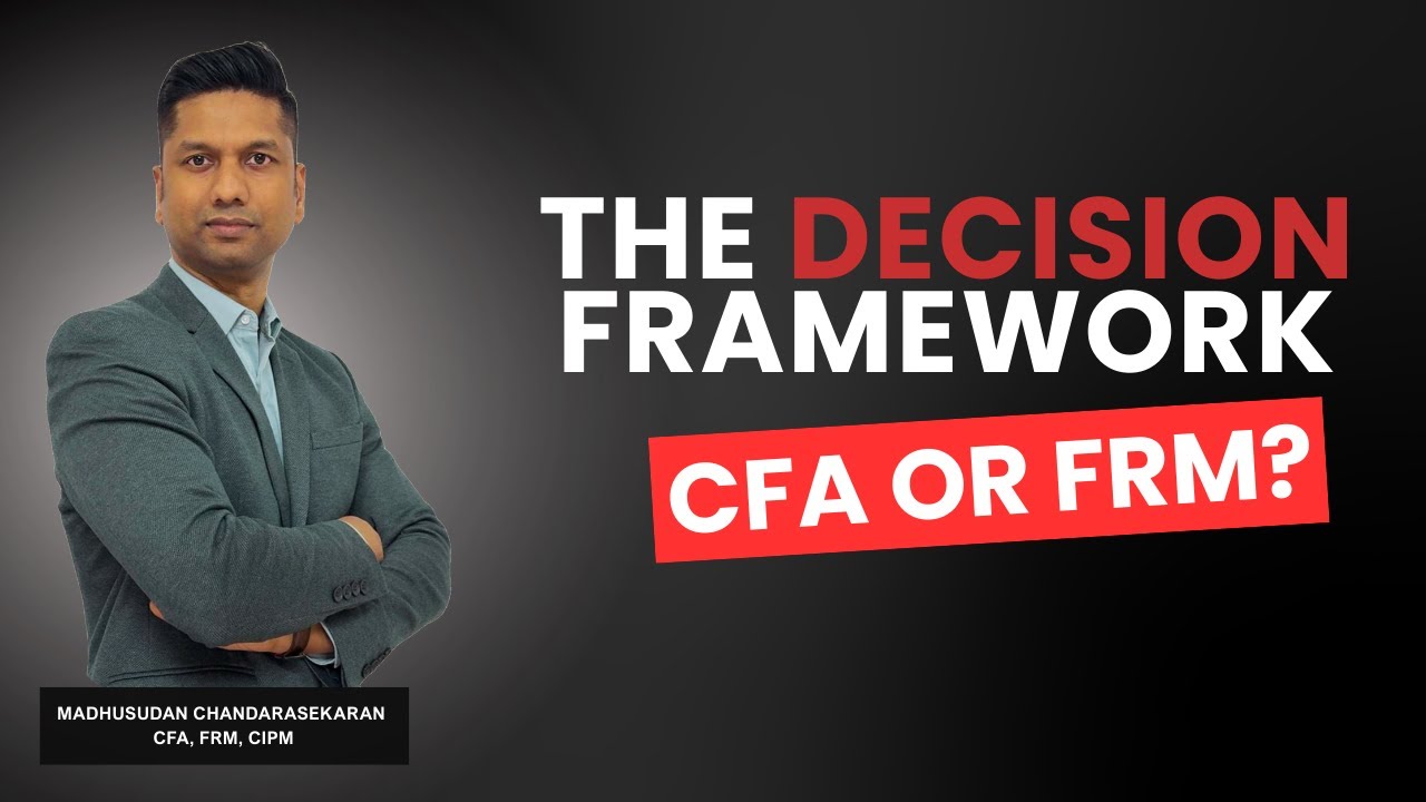 CFA vs FRM: The Decision Framework Most Candidates Get Wrong