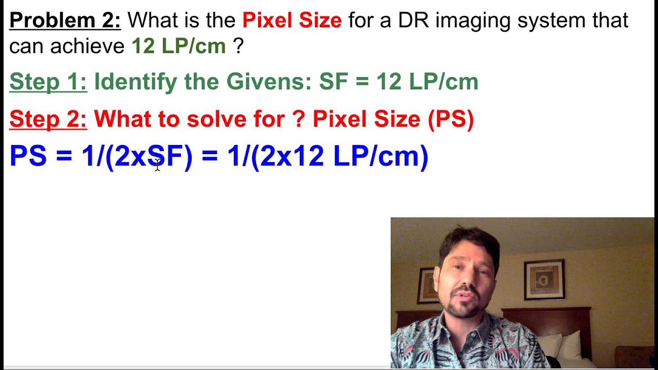 XRayBob Spatial Frequency Math