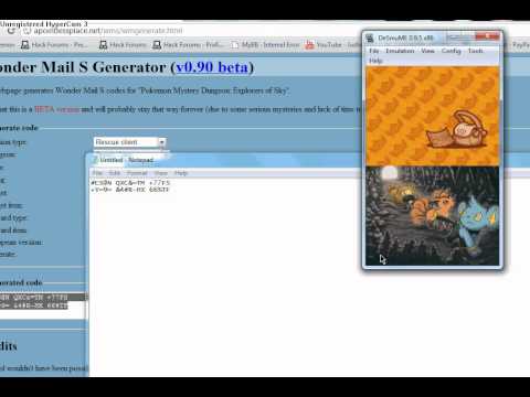 Pokemon Mystery Dungeon Wonder Mail S Generator