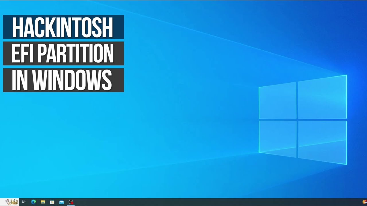 How to mount Hackintosh EFI Partition in Windows