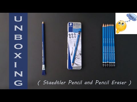 Staedtler Pencil and Pencil Eraser (UNBOXING)