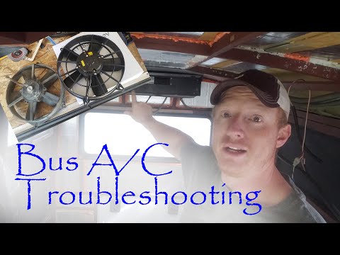 Skoolie Bus A/C Troubleshooting - Blowing Cold Again