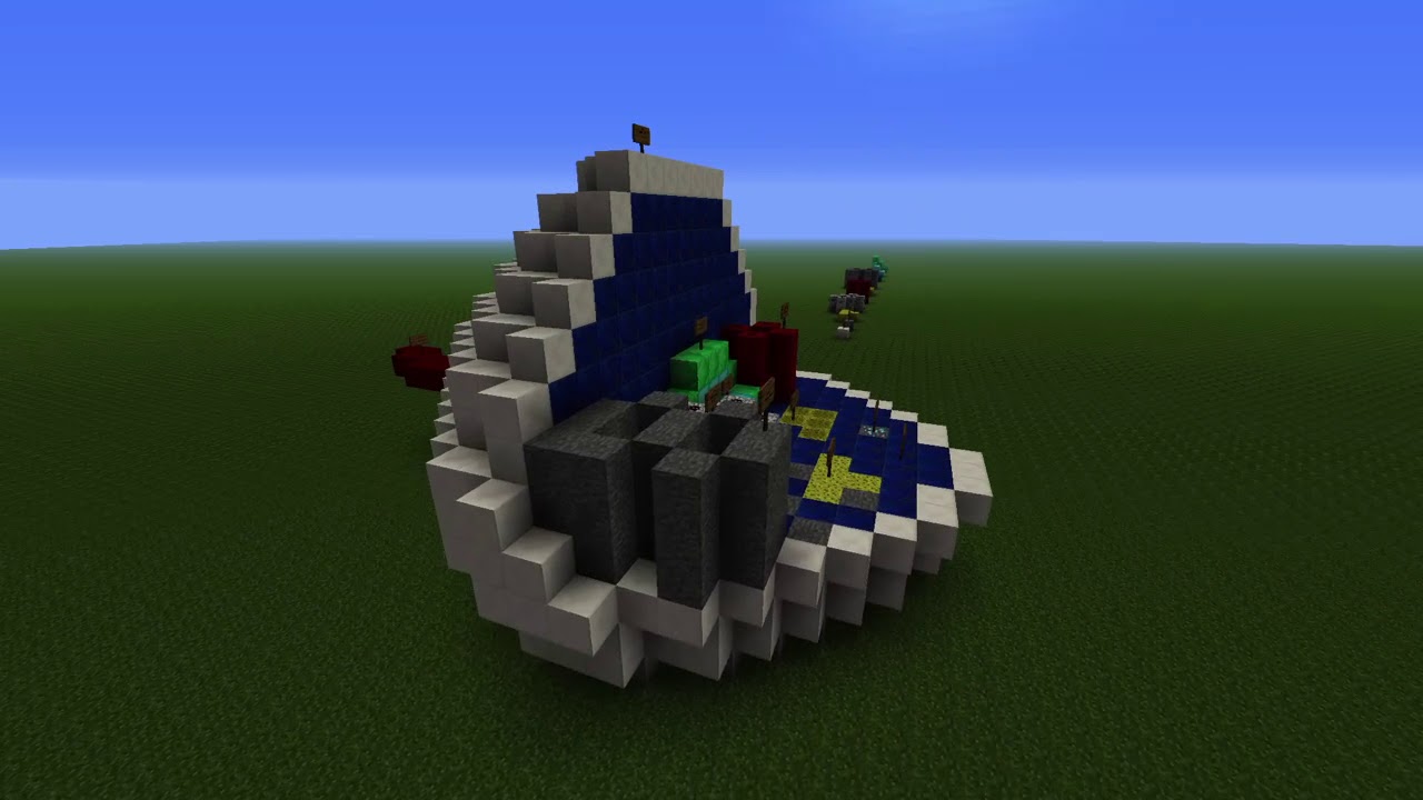 Minecraft 3D Animal Cell Project