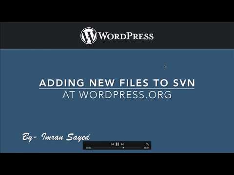 Learn 3 Uploading New files to SVN repo and pushing plugin to WordPress svn - Mind Luster