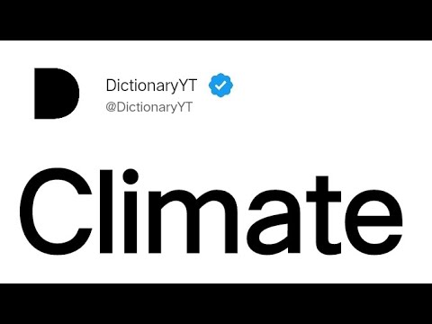 Climate Meaning in English