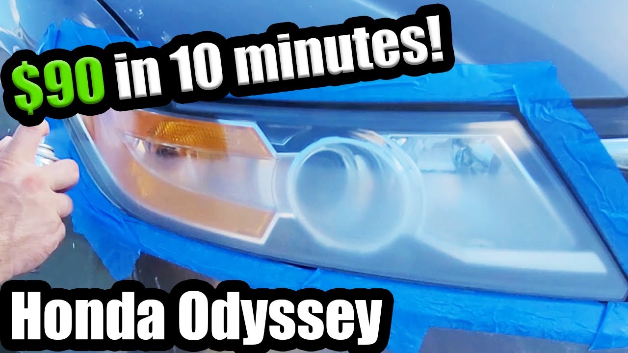 $90 in 10 Minutes | My fastest and Easiest headlight restoration to date! 😁