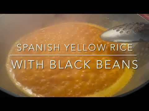 Spanish Yellow Rice with Black Beans #homecook #theeverydaylifeofanocdishchick