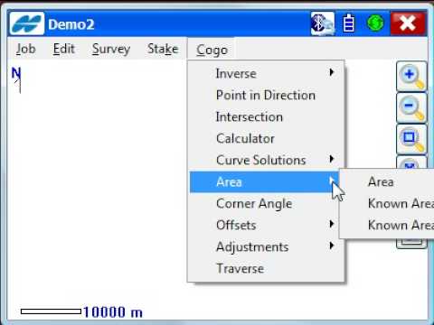 TOPCON TopSurv How to perform area calculation