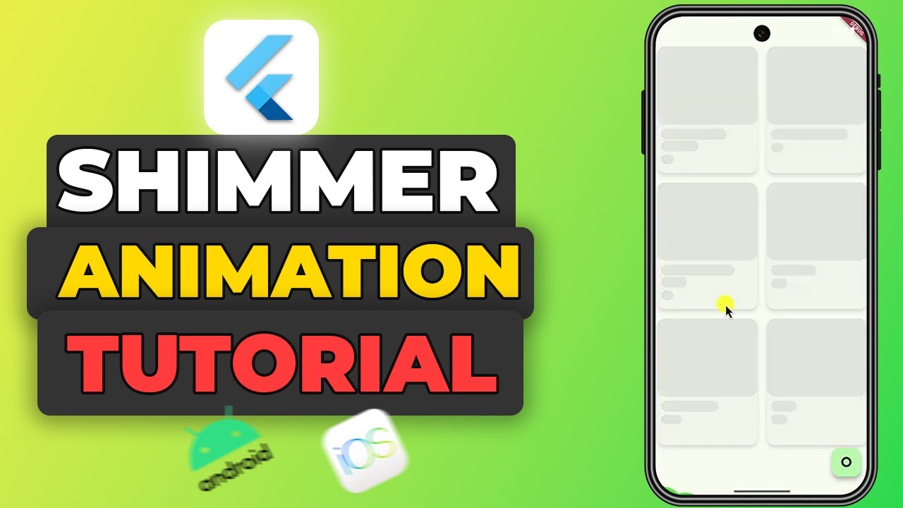 Flutter Shimmer Animation Tutorial | Skeleton Loading Animations For Widgets