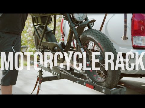 Motorcycle Rack to Haul Your eBike? // How To and Pros & Cons // Transporting Your eBike