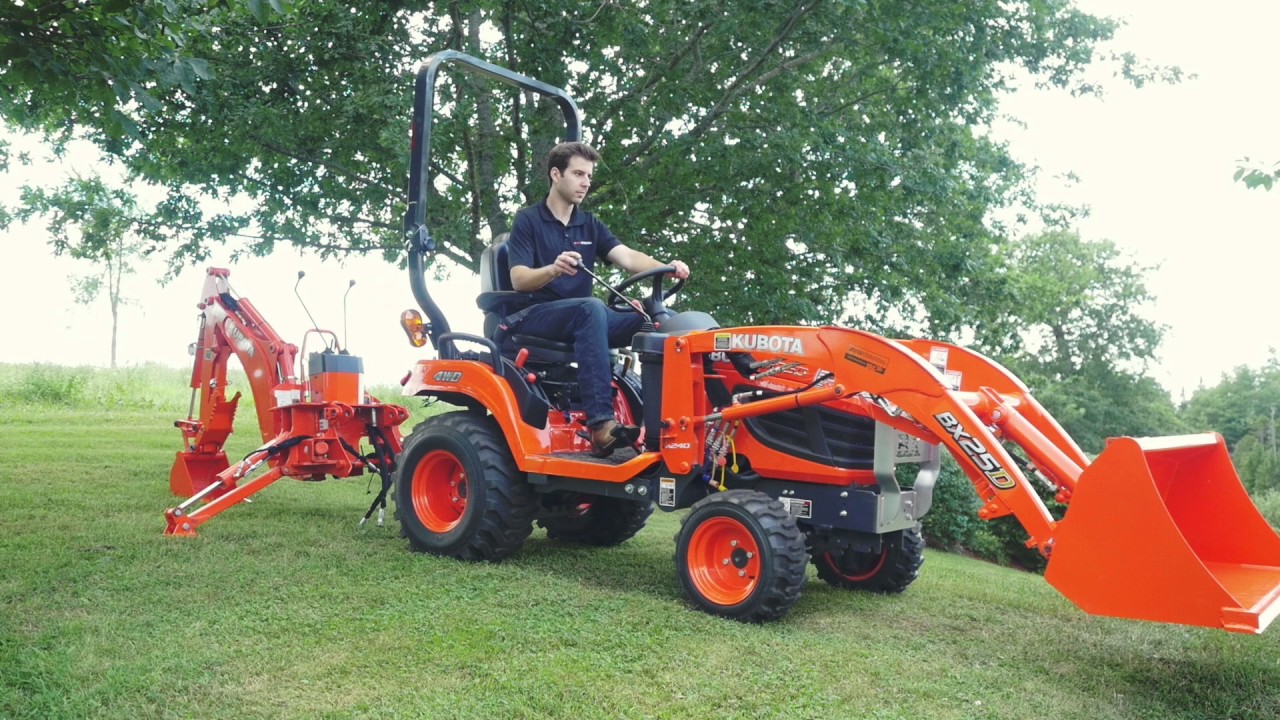 BX25D-1 Backhoe Removal & Re-Installation