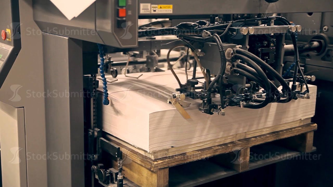 A typography prints newspapers