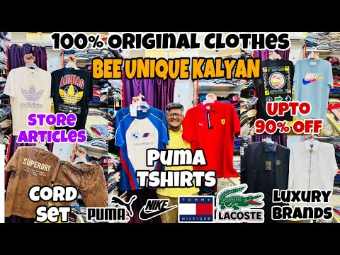 100% Original Clothes π₯ | Puma Tshirts,Balmain Shirts,Cord-Set | Branded Clothes in Mumbai