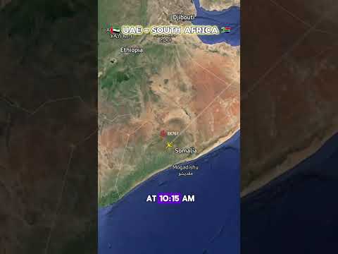 Dubai π¦πͺ to Johannesburg south Africa πΏπ¦ flight route map live aeroplane timeline βοΈ planfinder