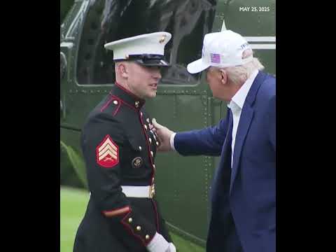 Donald Trump returns to Washington ahead of Memorial Day holiday