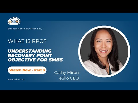 What is RPO? Understanding Recovery Point Objective for SMBs #bcdr #security #recovery
