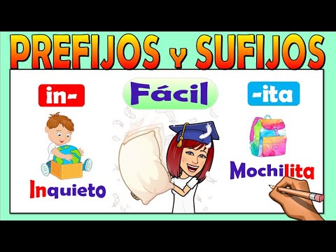 📚 PREFIJOS Y SUFIJOS para NIÑOS 👉¿Qué son? 👉Ejemplos 📌Video educativo