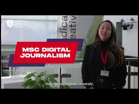Digital Journalism MSc | Online Master's | Middlesex University