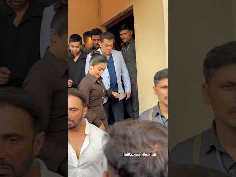 #salmankhan & #rashmikamandanna Together At #sikandar Trailer Launch ❤️#ytshorts #shorts