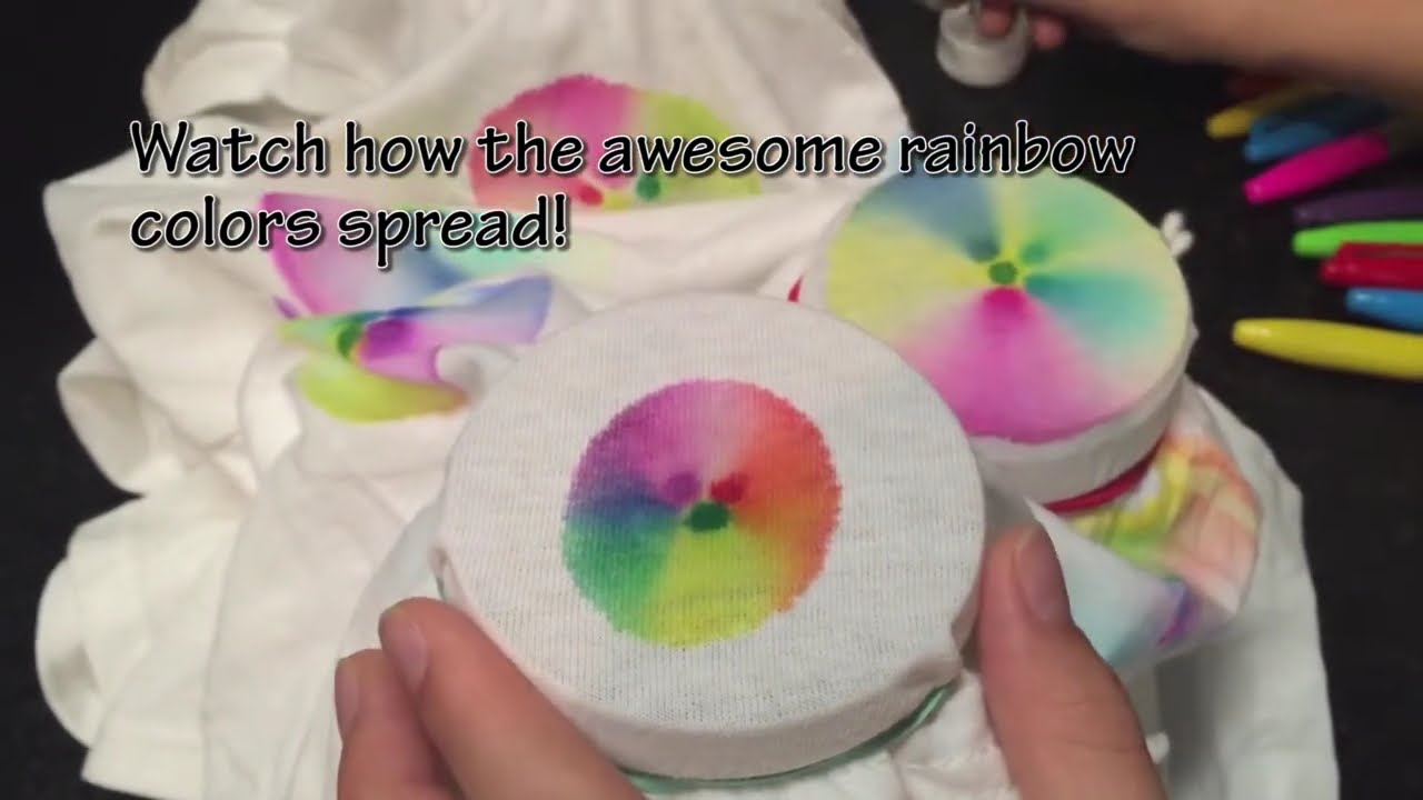 Sharpie Tie Dye Shirt  Tutorial | Easy Craft Ideas for Kids and Adults