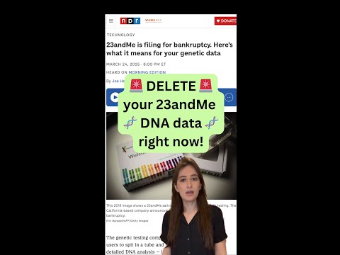 🚨 Delete your 23andMe account now! 🚨