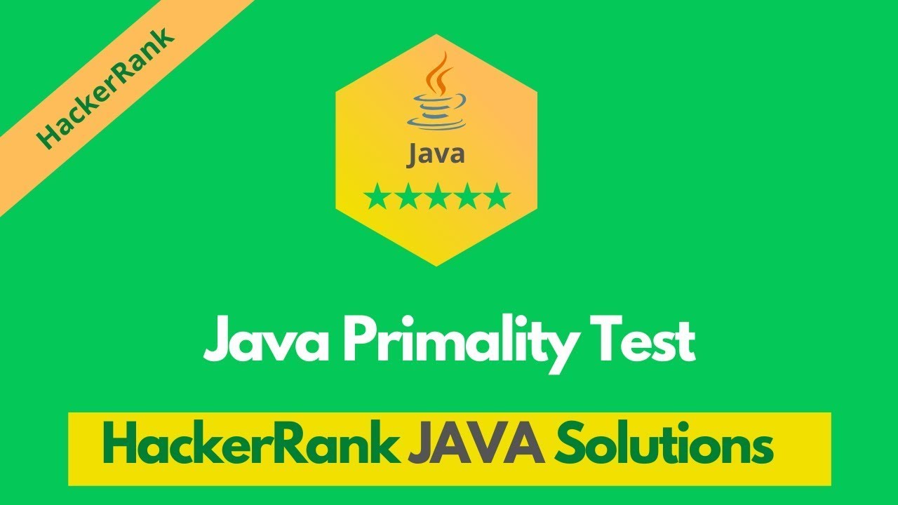 HackerRank Java Primality Test problem solution in Java | Java solutions | Programmingoneonone