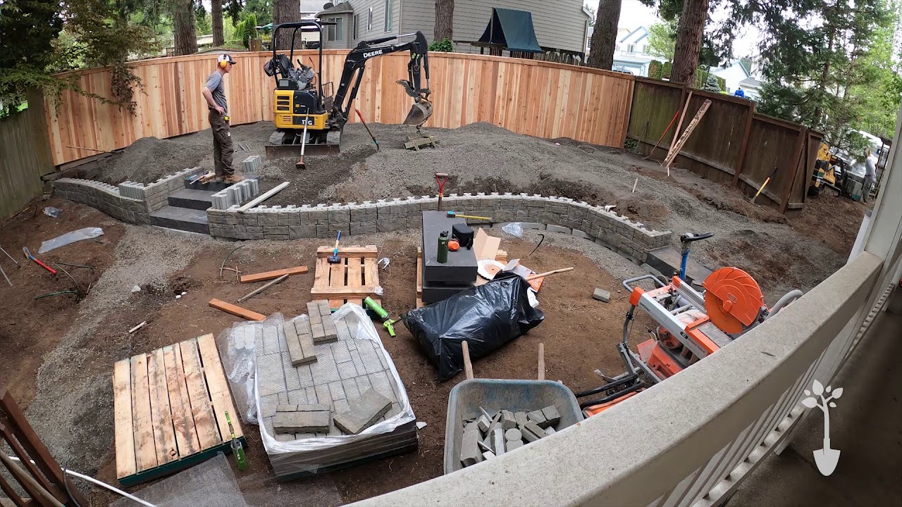 Backyard Transformation Time lapse