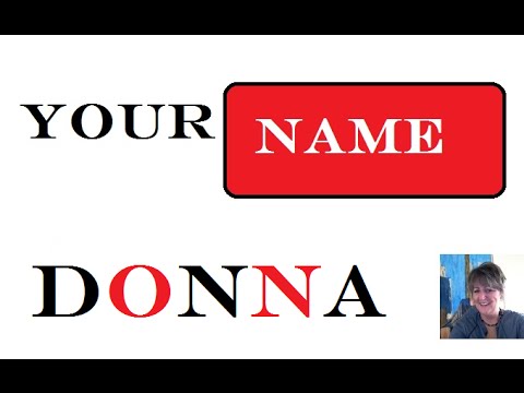 Donna 1st Name : Meaning