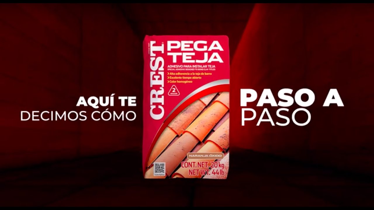 CREST PEGA TEJA.- Paso a paso