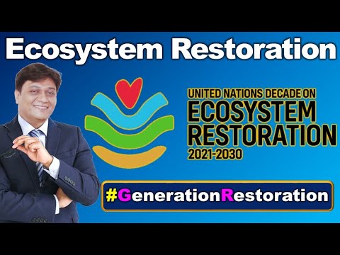 What is Ecosystem Restoration in Hindi | Biological diversity | Decade on Ecosystem