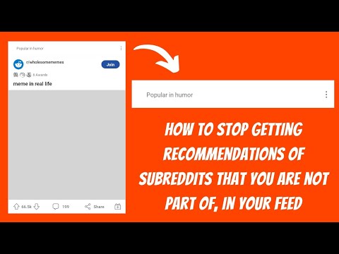 How to stop getting recommendations of subreddits that you are not part of, in your feed? (Reddit)