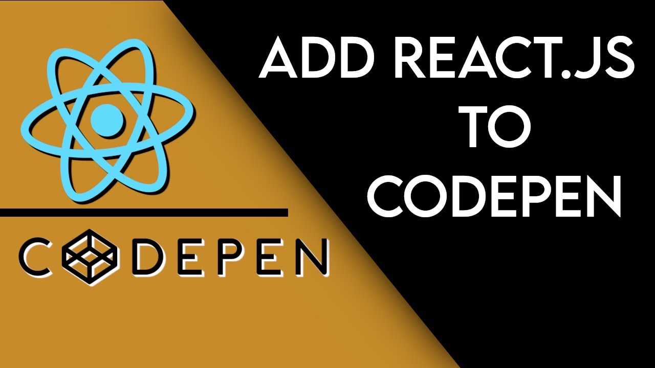 Use React.js in Codepen