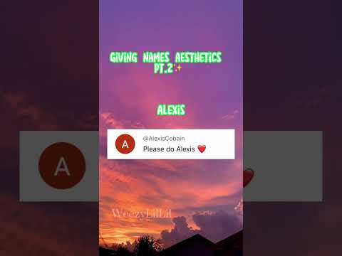 Name series/ Alexis / #name #aesthetic #emoji #series #shorts