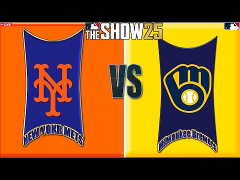 ⚾MLB The Show 25✈️-New York Mets🆚Milwaukee Brewers!-🫵-Modo FRANQUICIA- Ep #69🔴EN VIVO🔴