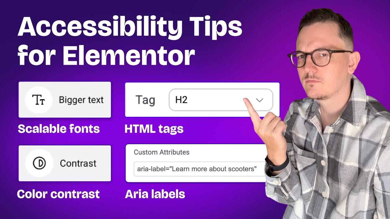 7 Simple Accessibility Tips for any Elementor websites