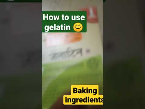 How to use Gelatin for gelato,cheesecake,marshmallow etc #gelatin#agaragar #viral
