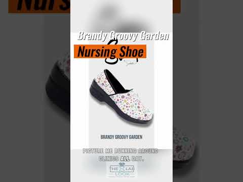 Savvy Brandy Nursing Shoe Groovy Garden