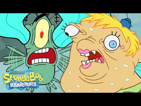 Plankton Making Bad Life Choices for 45 Minutes Straight 💀 | SpongeBob