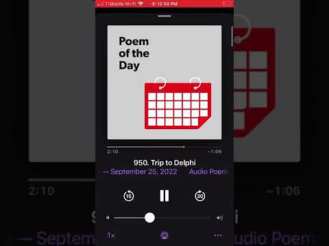 Trip To Delphi Alice Friman Audio Poem Of The Day Podcast