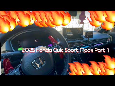 2025 Honda Civic Sport Mods Part 1!